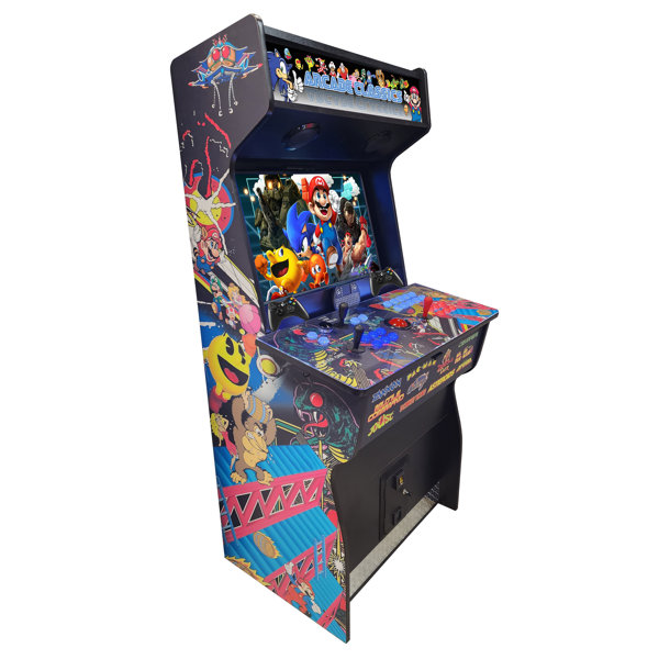 N2fun Mame/Hyperspin 8Tb Hyperspin / Mame Upright Arcade Game - Wayfair ...