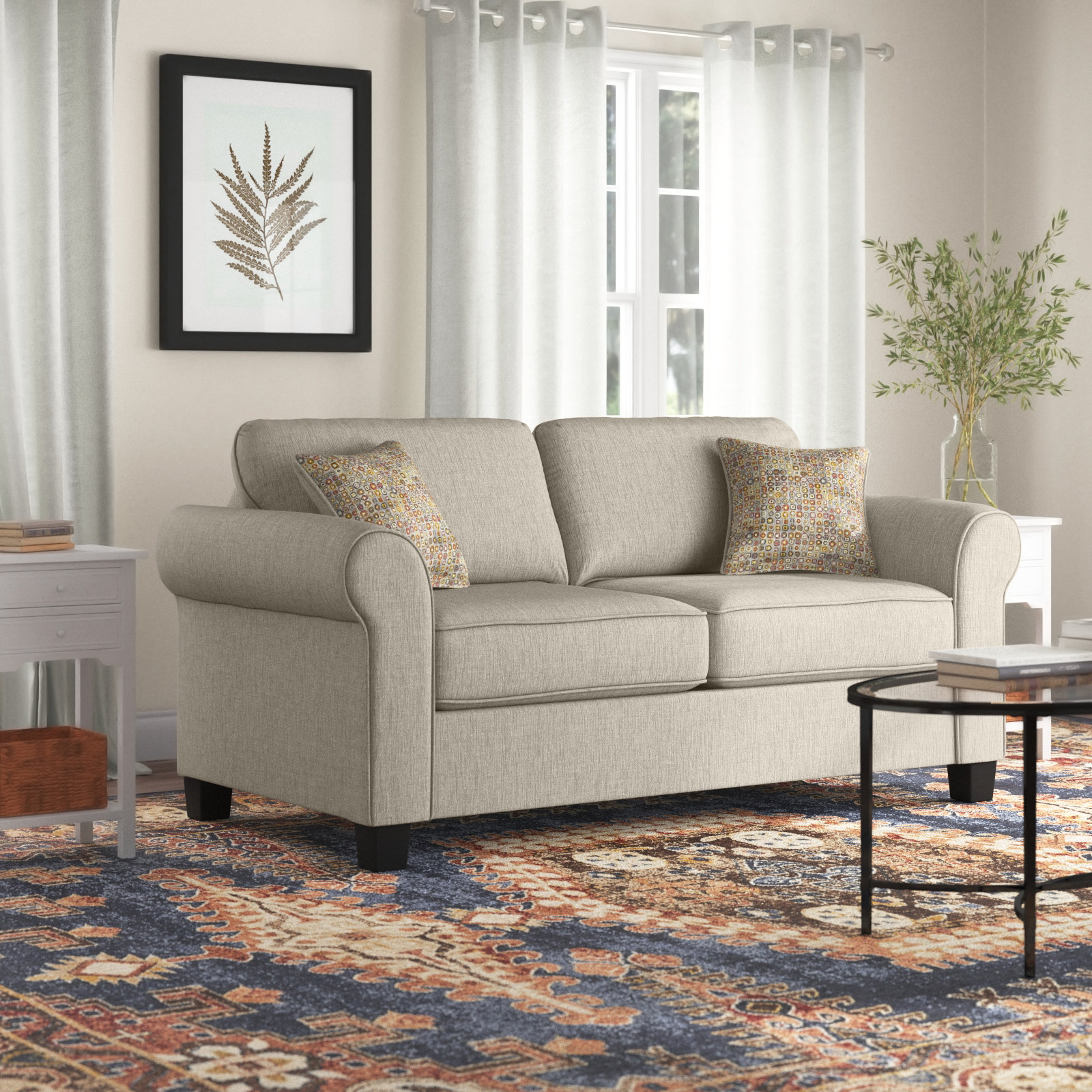 Lark Manor Ahniyla 78'' Upholstered Sleeper Sofa | Wayfair