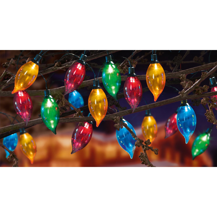 The Seasonal Aisle 80 Multicolour Flame Shape String Lights & Reviews ...