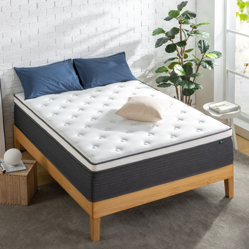 Zinus 12” Medium Hybrid Mattress | Wayfair