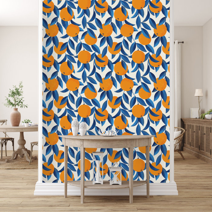 Bayou Breeze Engler Floral Wallpaper | Wayfair