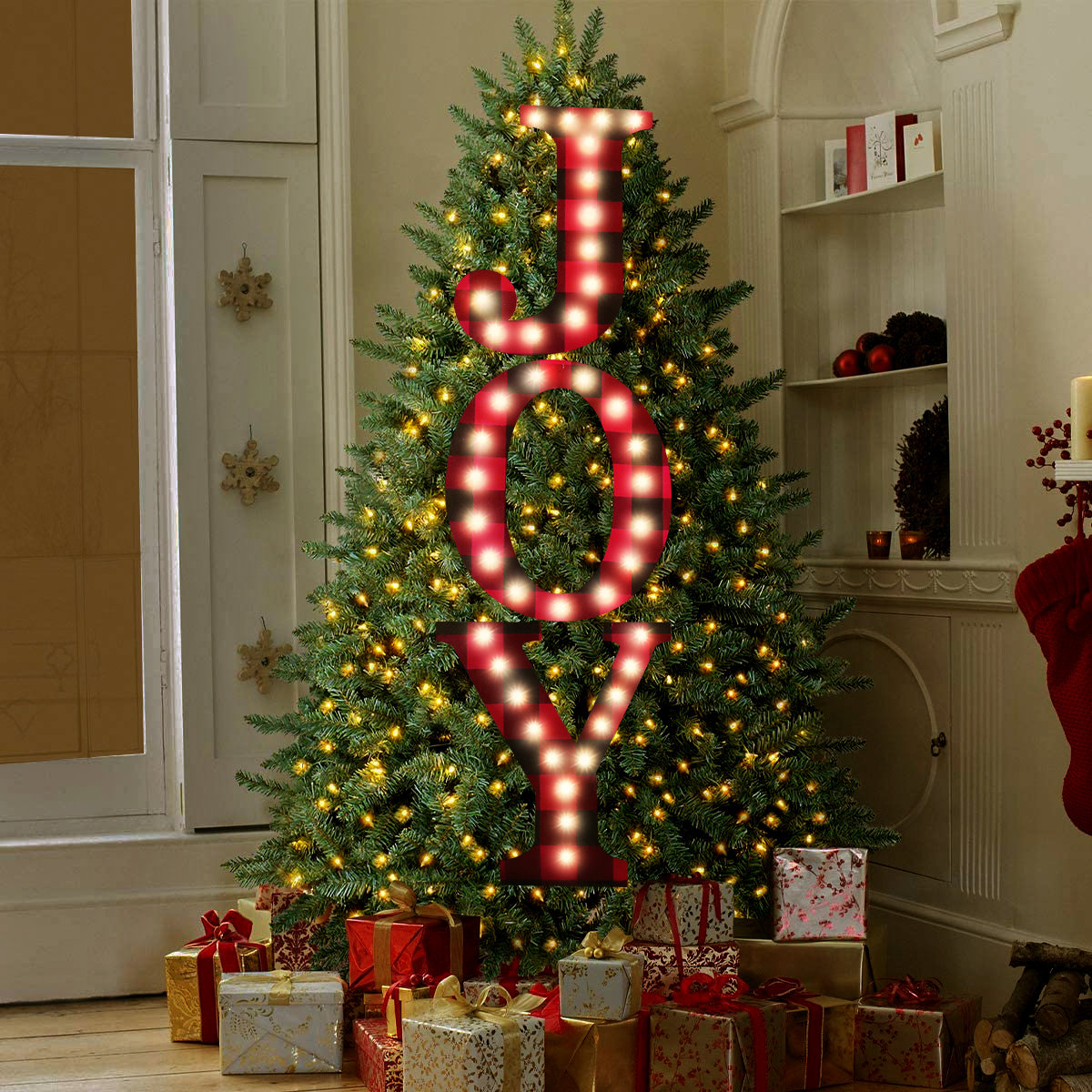 The Holiday Aisle® JOY Tree Ornaments Christmas Decoration & Reviews ...