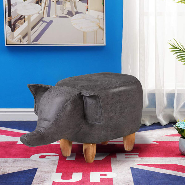 Isabelle & Max Ottoman, Footstool Upholstered Elephant Change Shoes ...