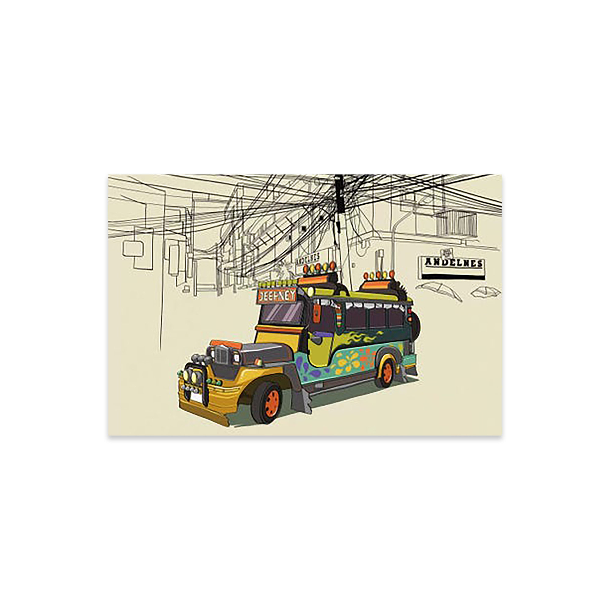 Williston Forge Philippines - Jeepney by 5By5collective - Unframed ...