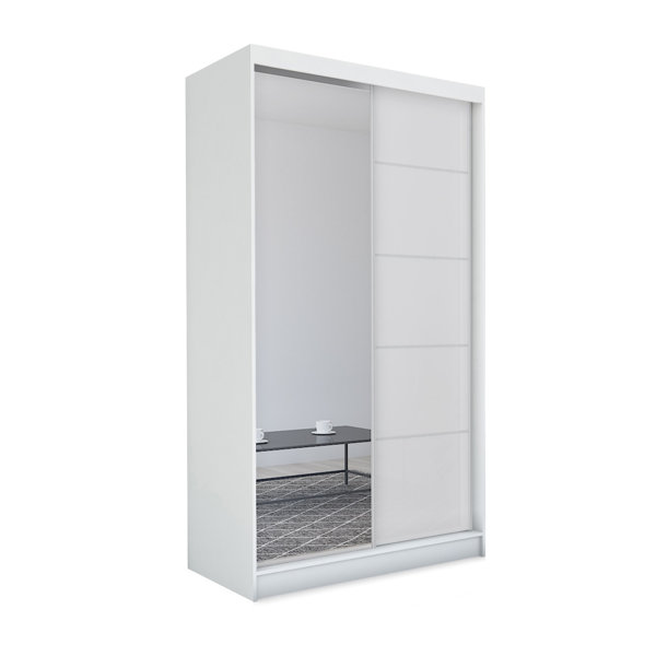 Latitude Run Kyja 2 Door Manufactured Wood Wardrobe | Wayfair.co.uk