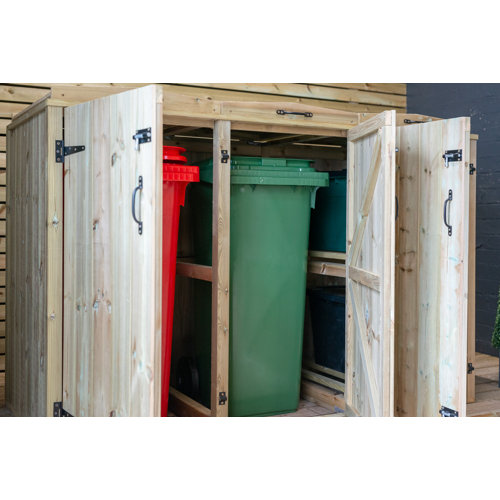 WFX Utility Wooden Double Bin Store & Reviews | Wayfair.co.uk