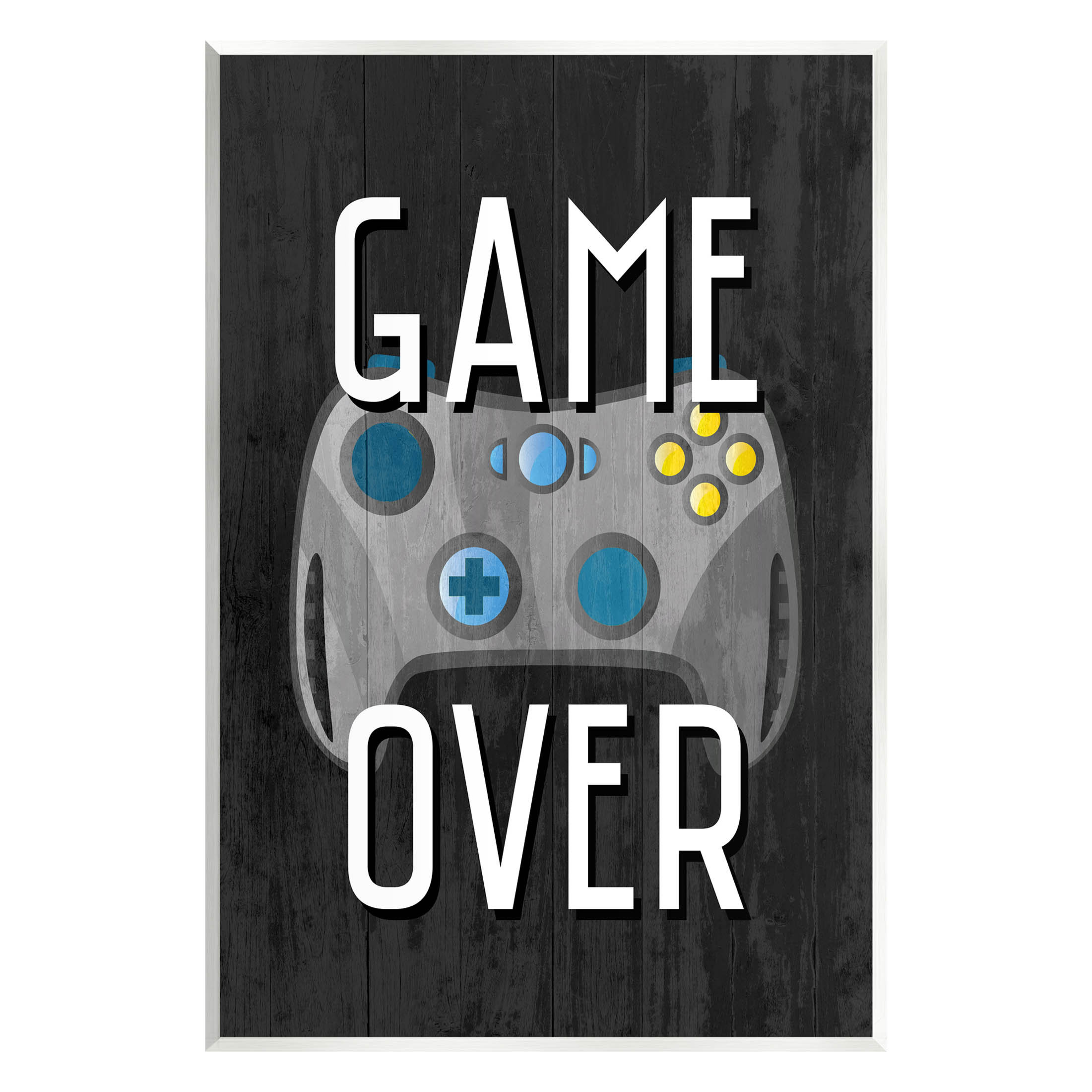 Stupell Industries Game Over Controller by - Unframed Graphic Art on ...