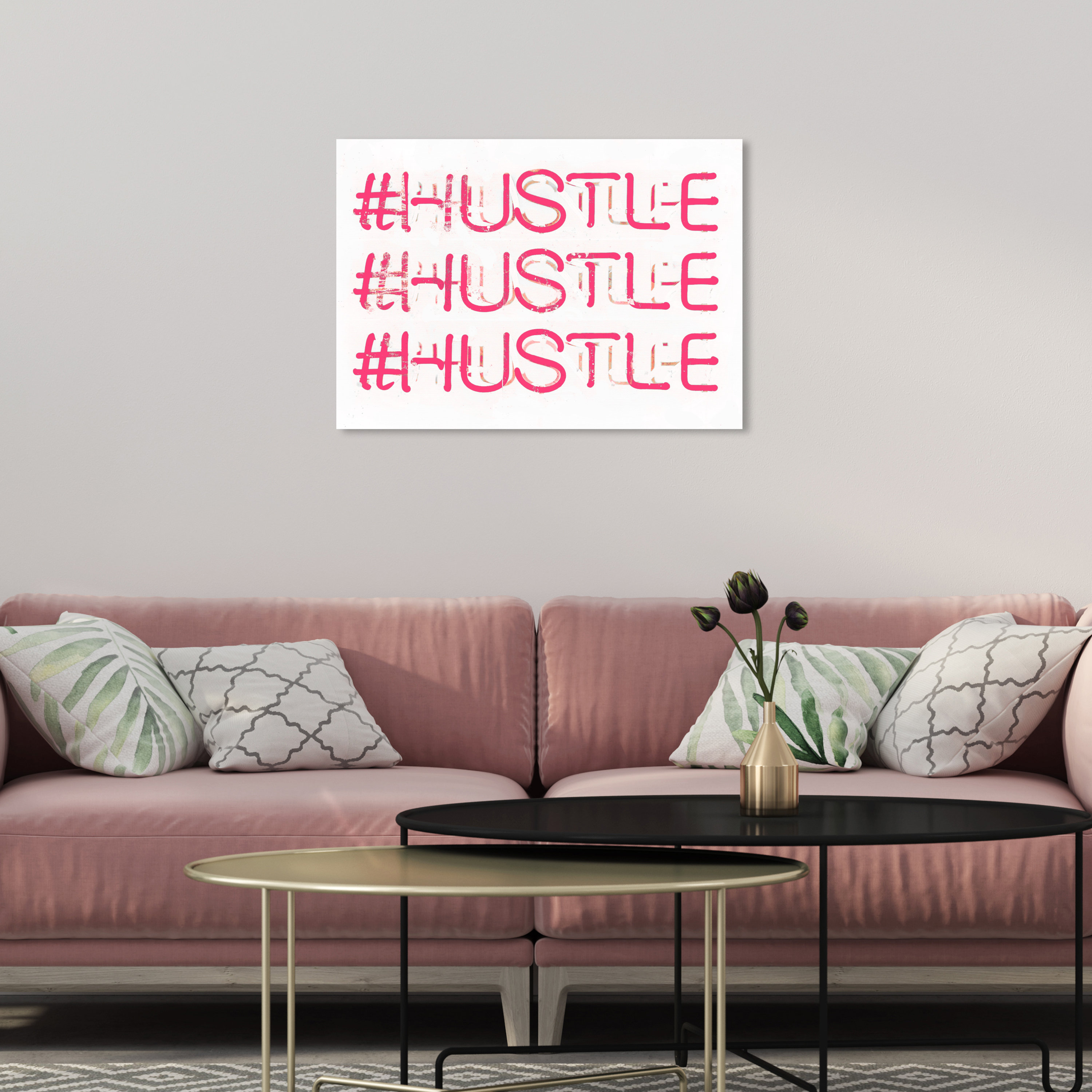 Oliver Gal Typography And Quotes Hustle Day Inspirational Quotes And ...