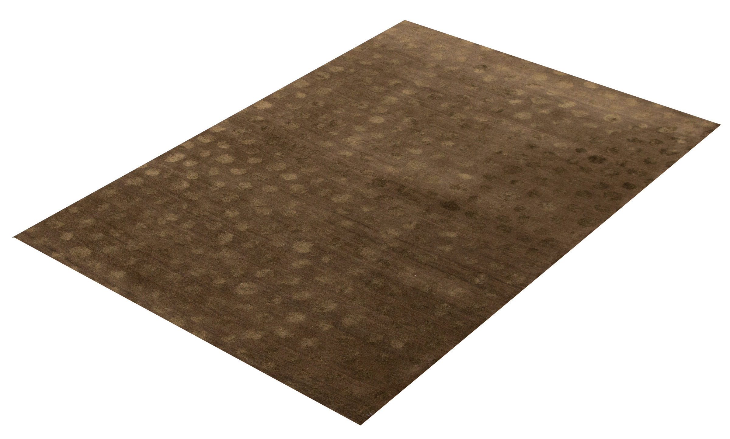 Dakota Fields Amber-Lea Polka Dots Area Rug in Brown | Wayfair