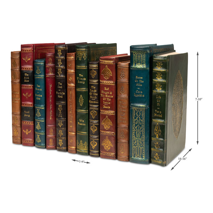 Sarreid Ltd 12 Piece Rebound Decorative Book Set & Reviews | Perigold
