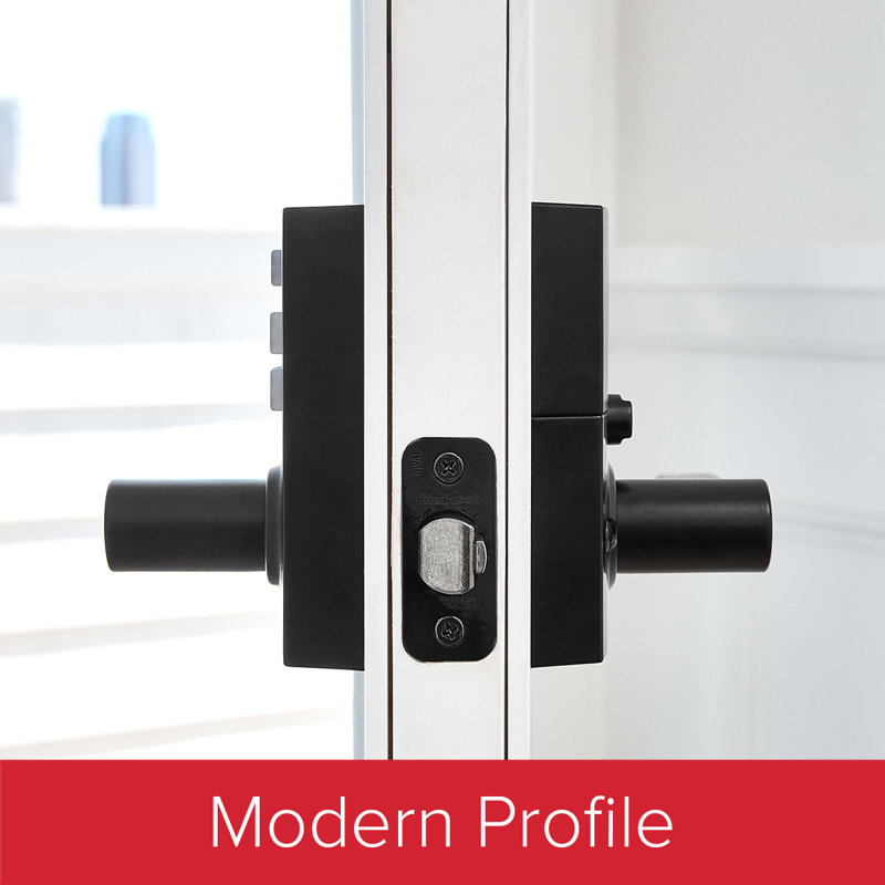 Kwikset Electronic Door Lever with SmartKey & Reviews | Wayfair