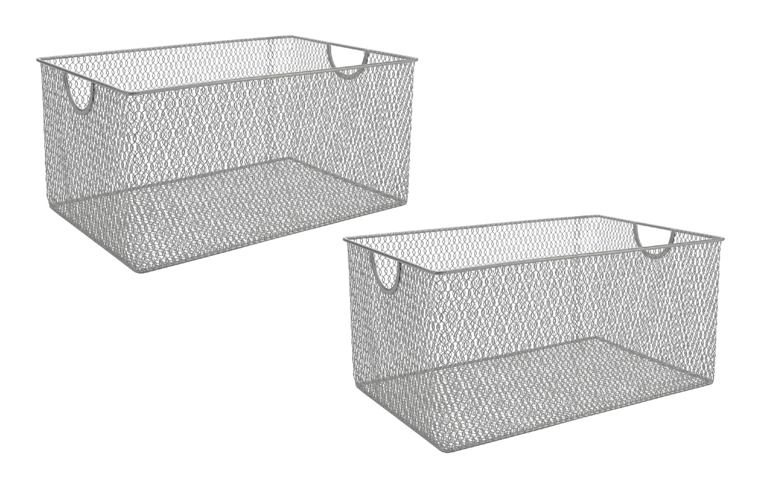 Rebrilliant Household Open Metal/Wire Basket & Reviews | Wayfair