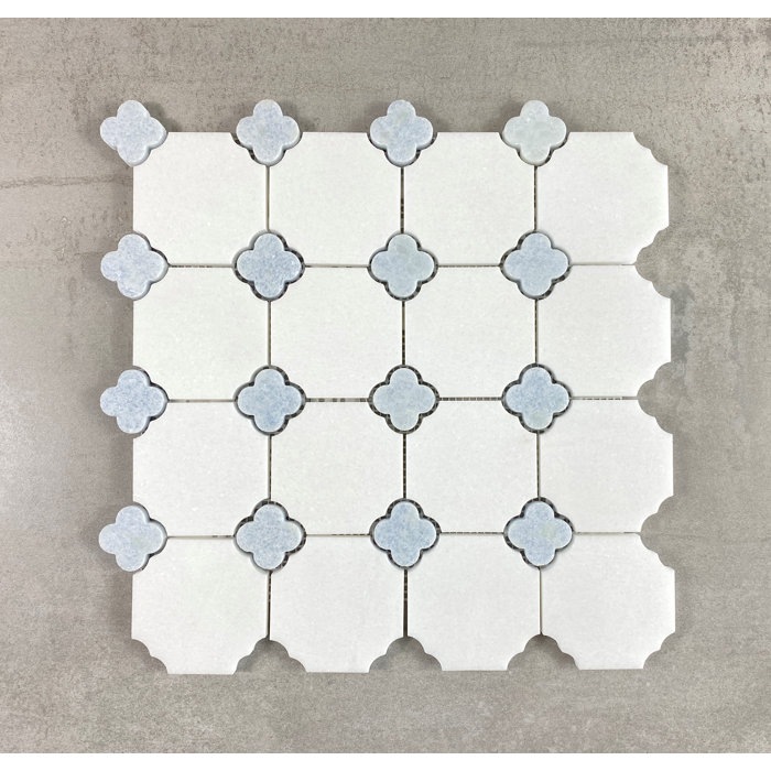 ES Stone Marble Octagon and DOT Moasic Floor Use Wall Tile | Perigold