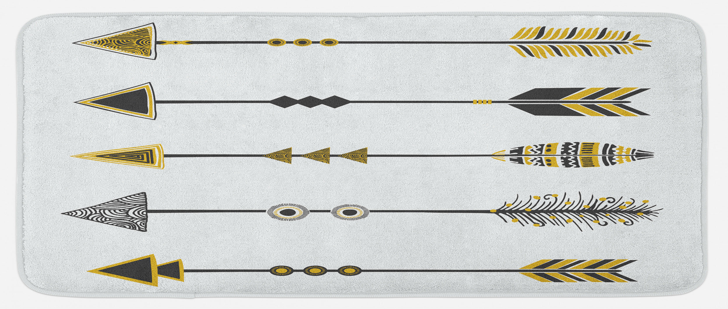 East Urban Home Old Fashioned Arrow Vintage Native Primitive Country Elements Yellow Black ...