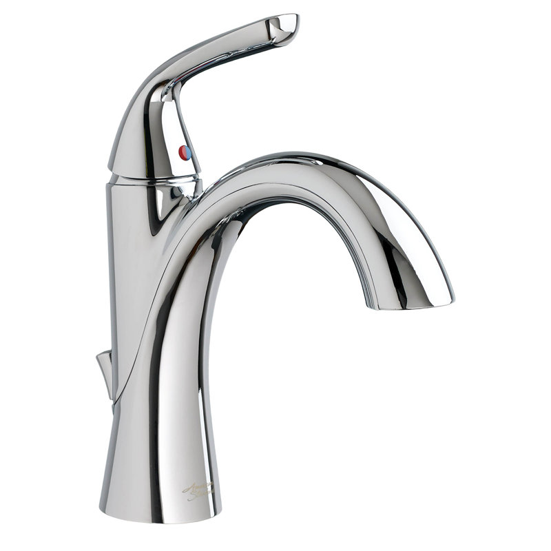 American Standard Fluent Single Hole Faucet Bathroom Faucet with Drain ...