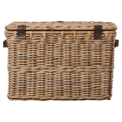 Bay Isle Home Whyte Wicker Trunk & Reviews | Wayfair