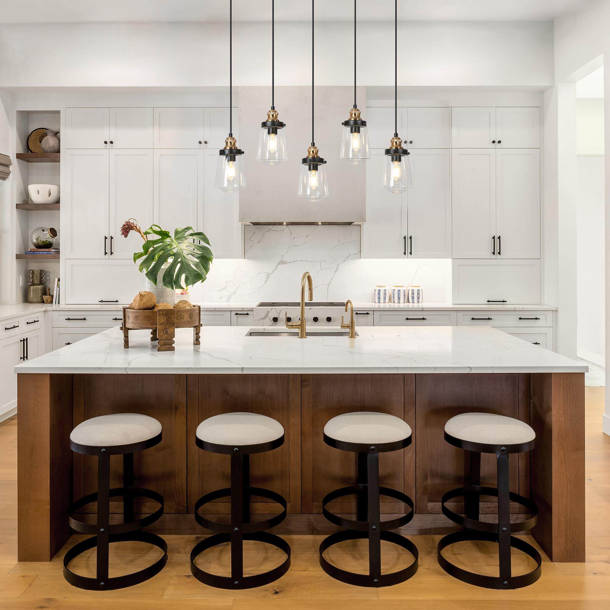 Breakwater Bay Temesoal 3 - Light Dimmable Kitchen Island Modern Linear ...