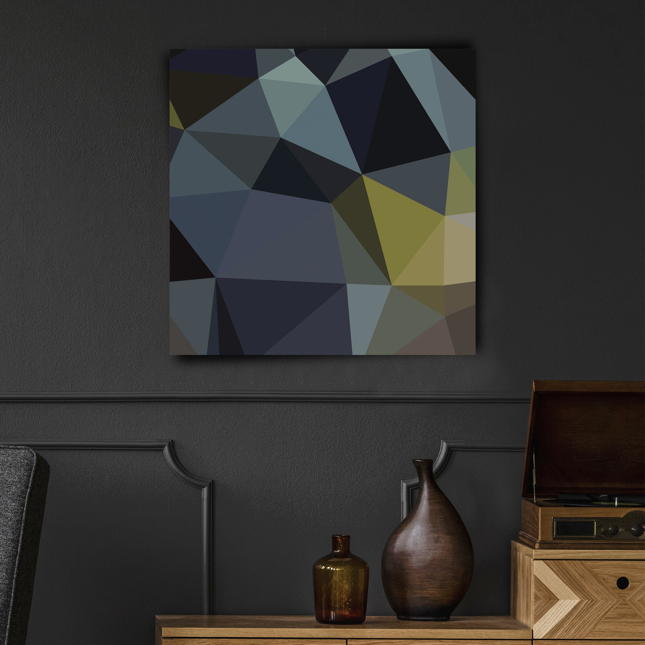 Wrought Studio Polygons 6 Wall Art On Paper | Wayfair