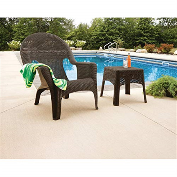 Adams Resin Outdoor Side Table | Wayfair