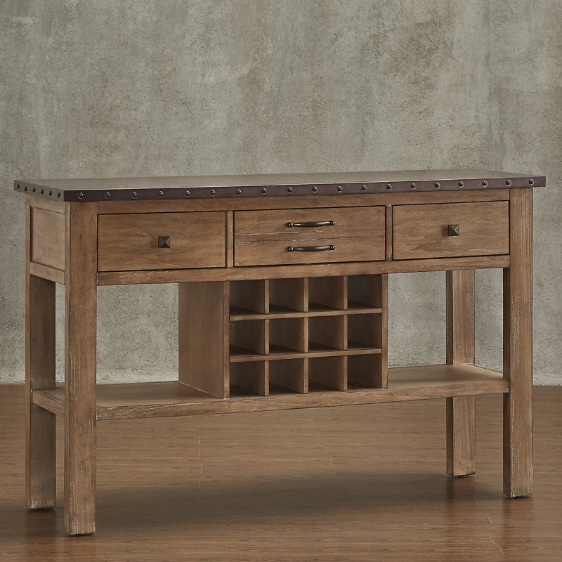 Darby Home Co Dascomb 56.75'' Wide 3 Drawer Buffet Table & Reviews ...