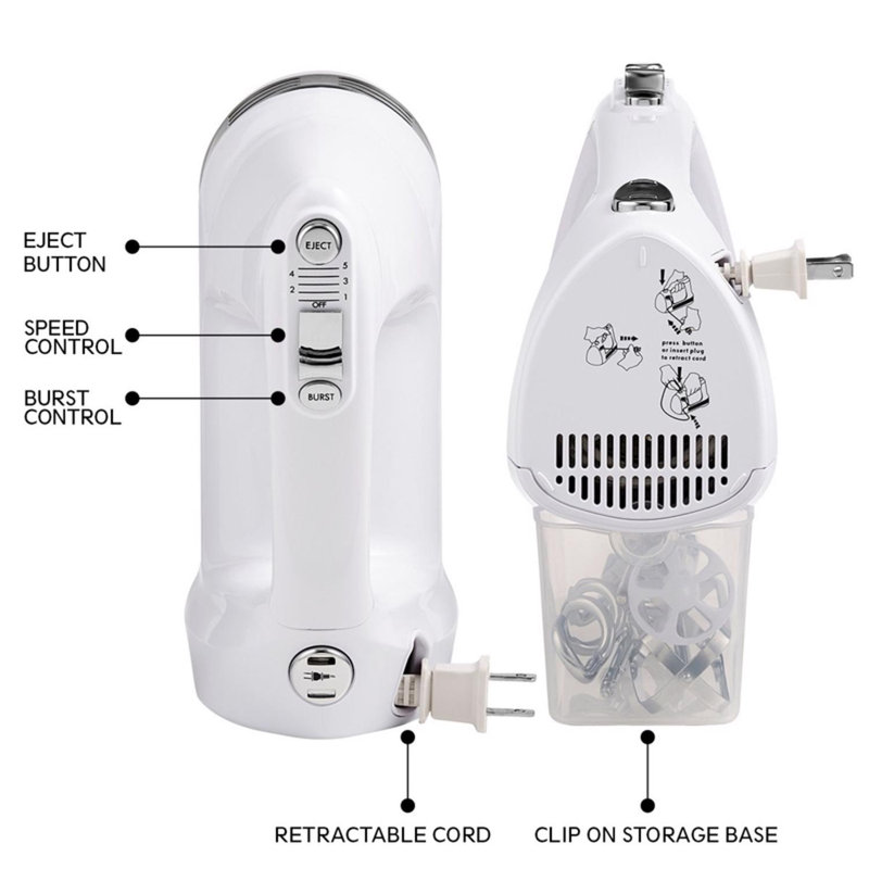 Kenmore 5 Speed Qt. Hand Mixer | Wayfair