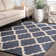 Winston Porter Thuan Moroccan Hand-Tufted Wool Blue Grey Area Rug ...