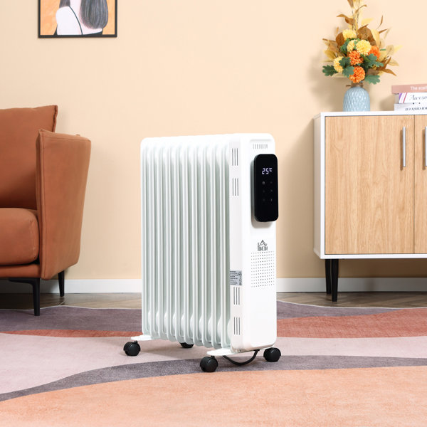 Homcom 1,000 Watt Electric Fan Radiator Heater | Wayfair.co.uk