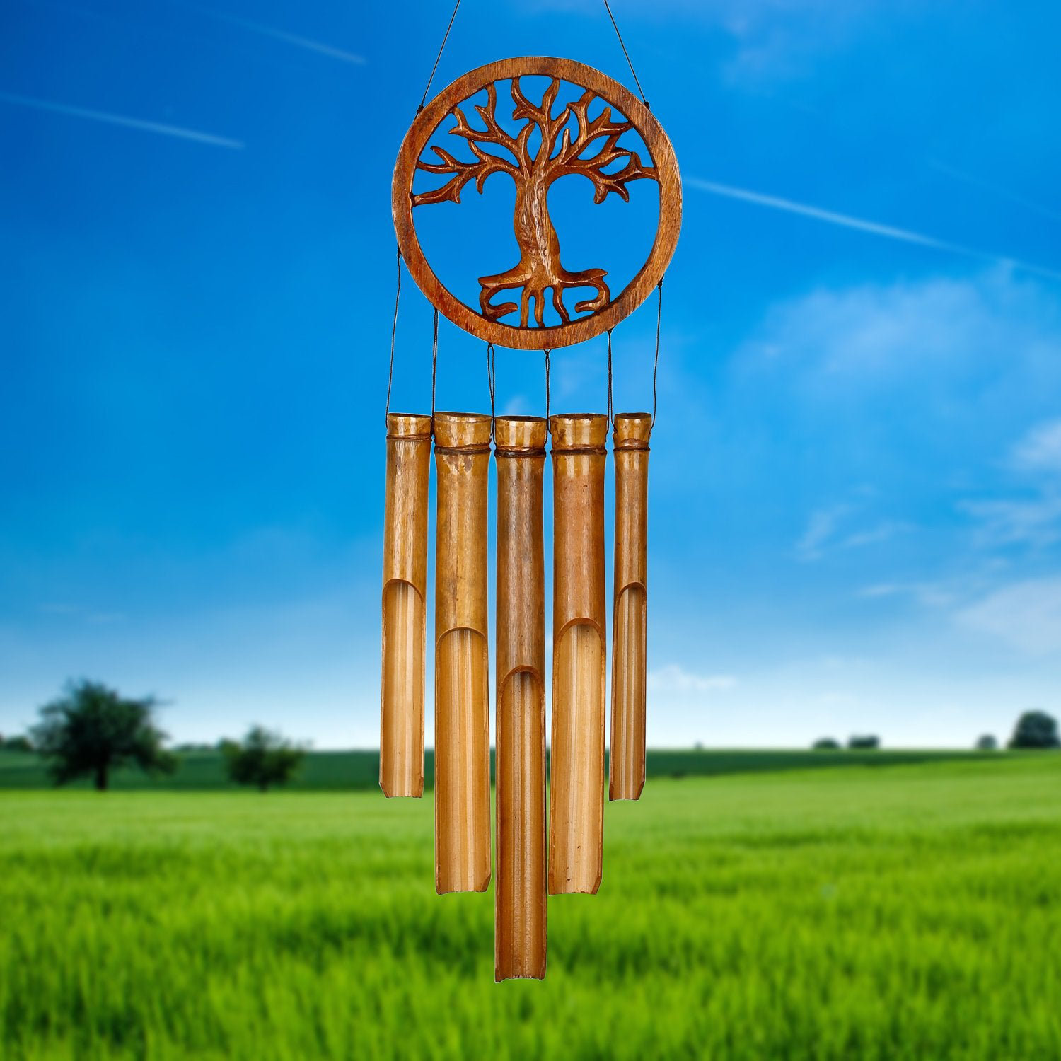 Woodstock Chimes Tree Of Life Bamboo Chime | Wayfair