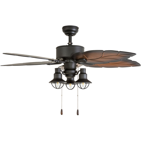 Beachcrest Home Calypso 52"Weather Resistant Ceiling Fan with Light ...