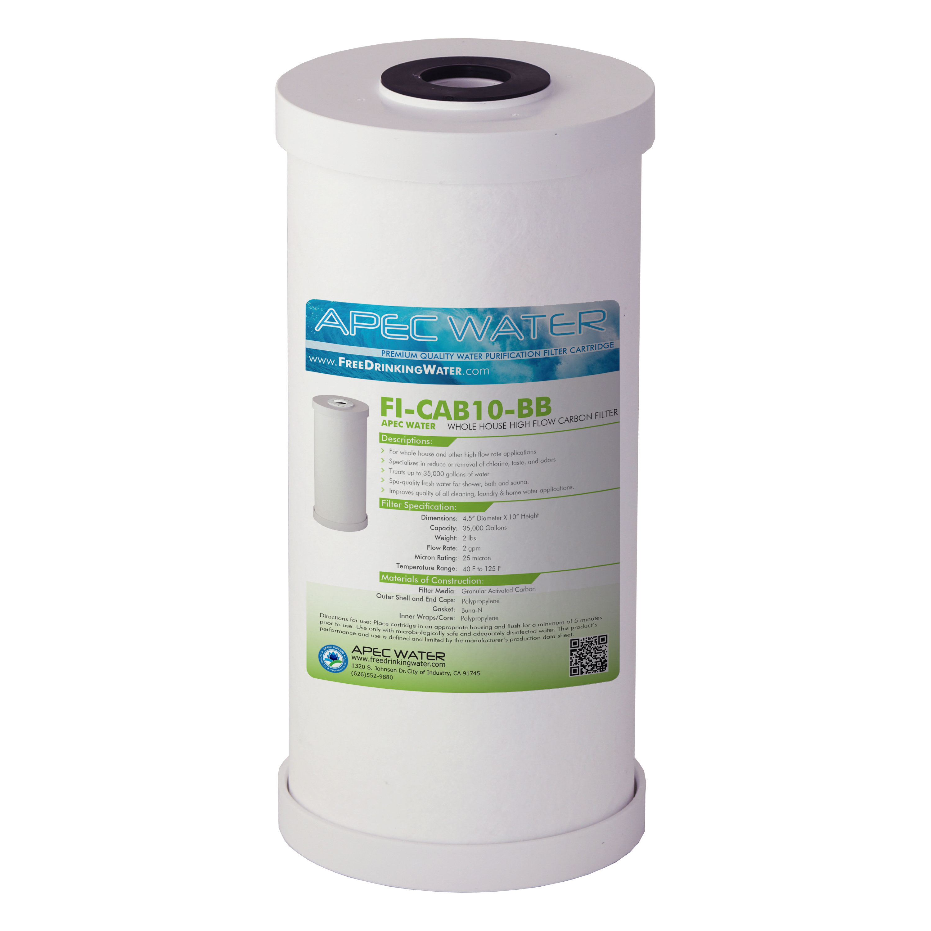 Apec Water 10" High Flow Gac Whole House Filtration System | Wayfair