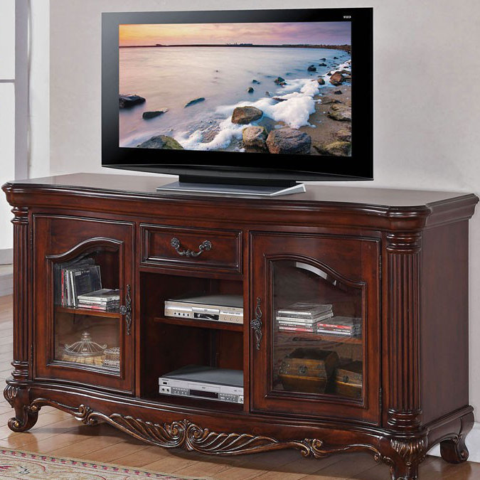Astoria Grand Niven Solid Wood TV Stand for TVs up to 70" & Reviews ...