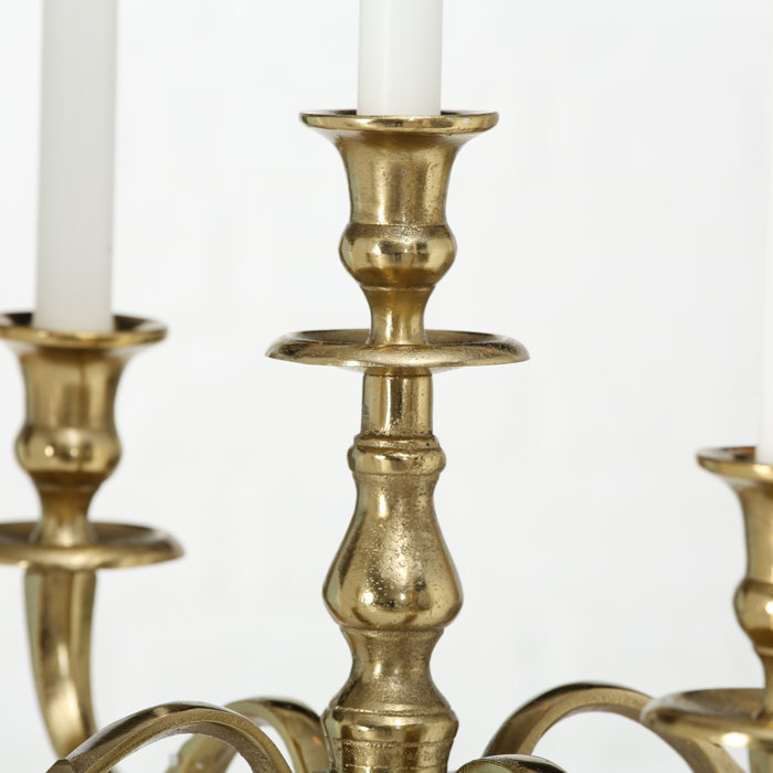Rosdorf Park 30.25" Aluminum Tabletop Candelabra | Wayfair