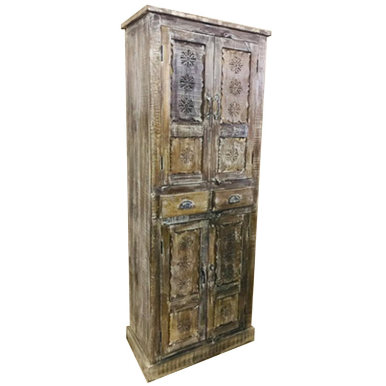 Union Rustic Gabar 73Cm Wide 2 Drawer Mango Solid Wood Highboard ...