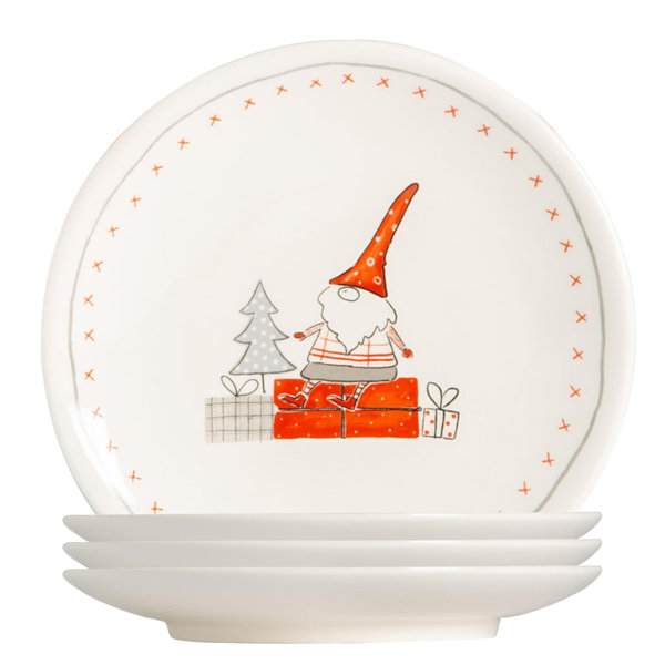 Nicola Spring Christmas Side Plate | Wayfair.co.uk