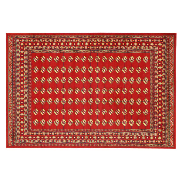 Latitude Vive Primey Tufted Red/White/Green Rug | Wayfair.co.uk