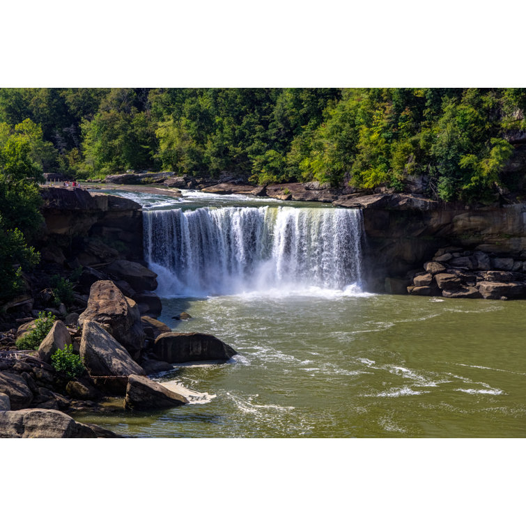 Alpen Home Hohenwald Cumberland Falls In Kentucky - Wrapped Canvas ...