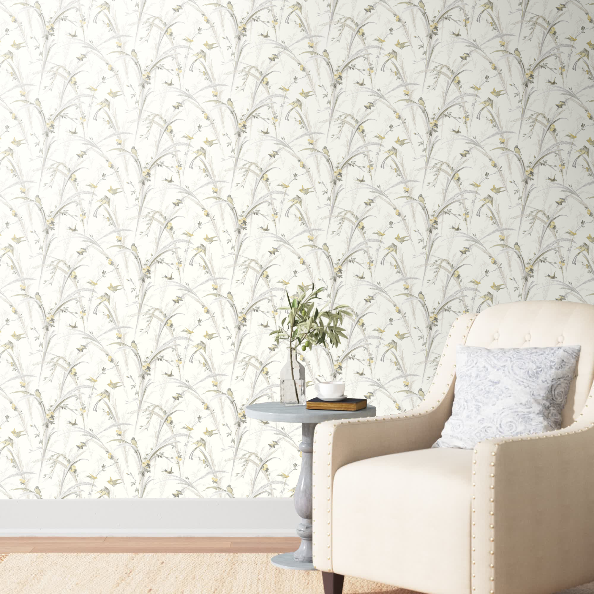 Three Posts™ Krauss Floral Wallpaper & Reviews | Wayfair