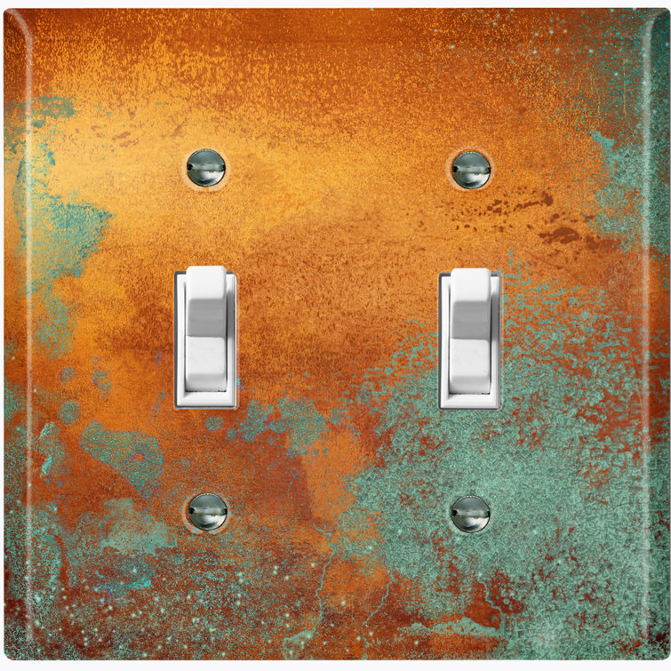 WorldAcc 2-Gang Toggle Light Switch Combination Wall Plate | Wayfair