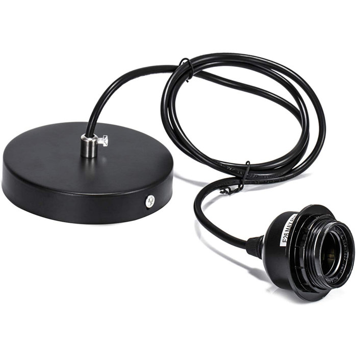 17 Stories Industrial Mini Pendant Light Kit E26 E27 Base Edison ...