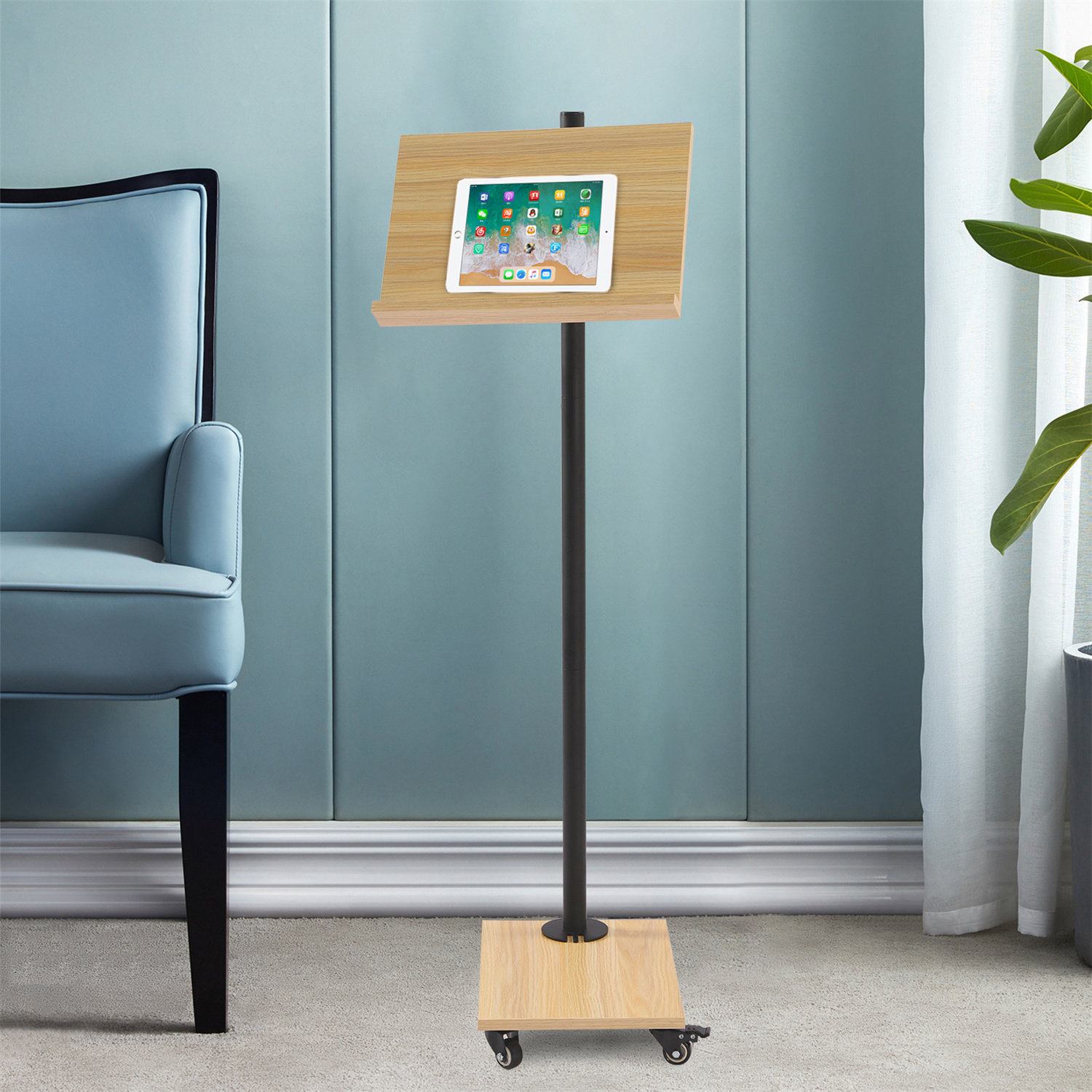 YINXIER Rolling Book Stand for Reading Book Cart | Wayfair