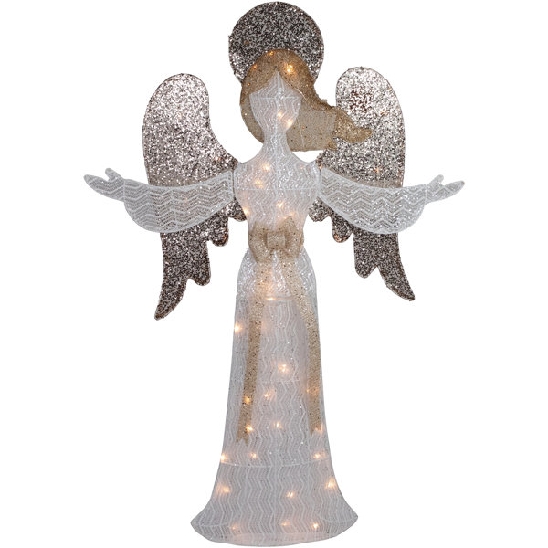 Northlight Lighted Angel Figurine | Wayfair