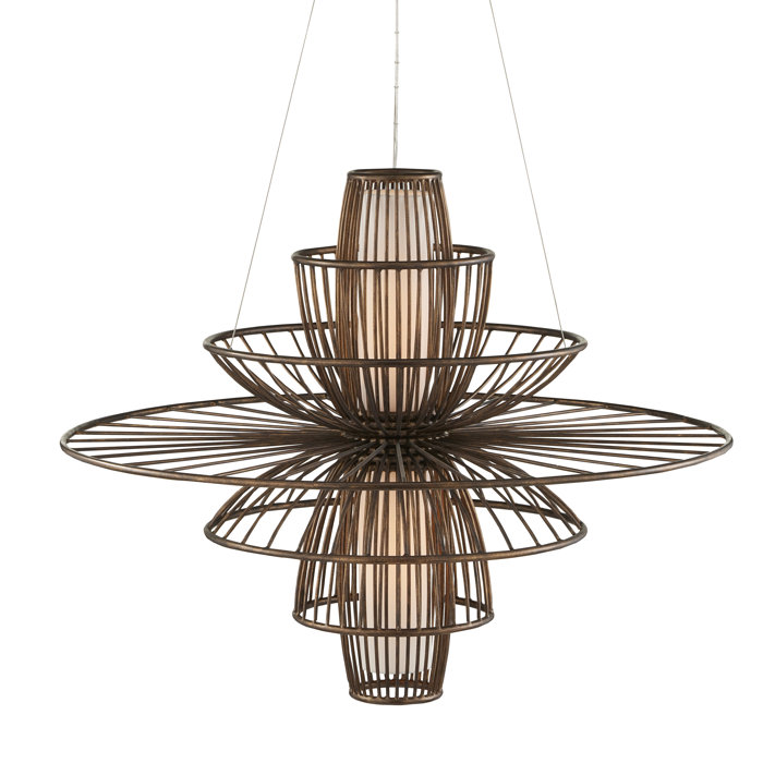 Currey & Company Benjiro 2 - Light Chandelier by Lan Thornton | Perigold