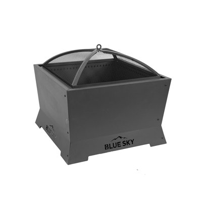 Blue Sky Outdoor Living Domed Square Fire Pit Spark Screen | Wayfair