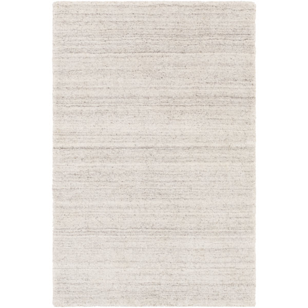 Gracie Oaks Riba Handmade Flatweave Light Gray Rug | Wayfair