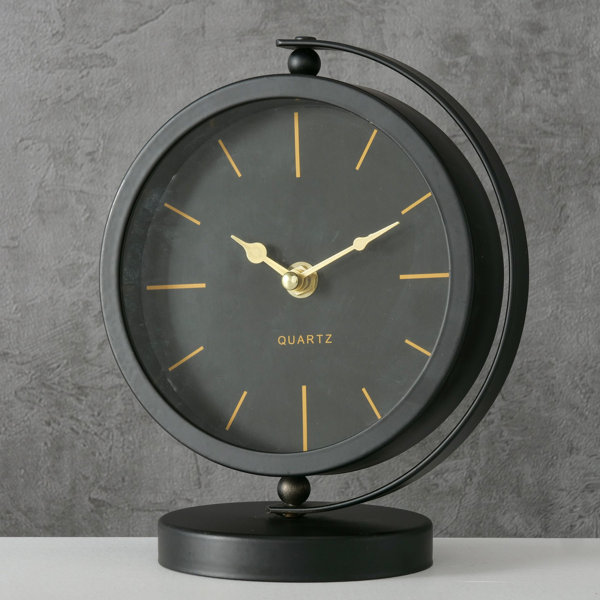 Black-mantel-clock | Wayfair