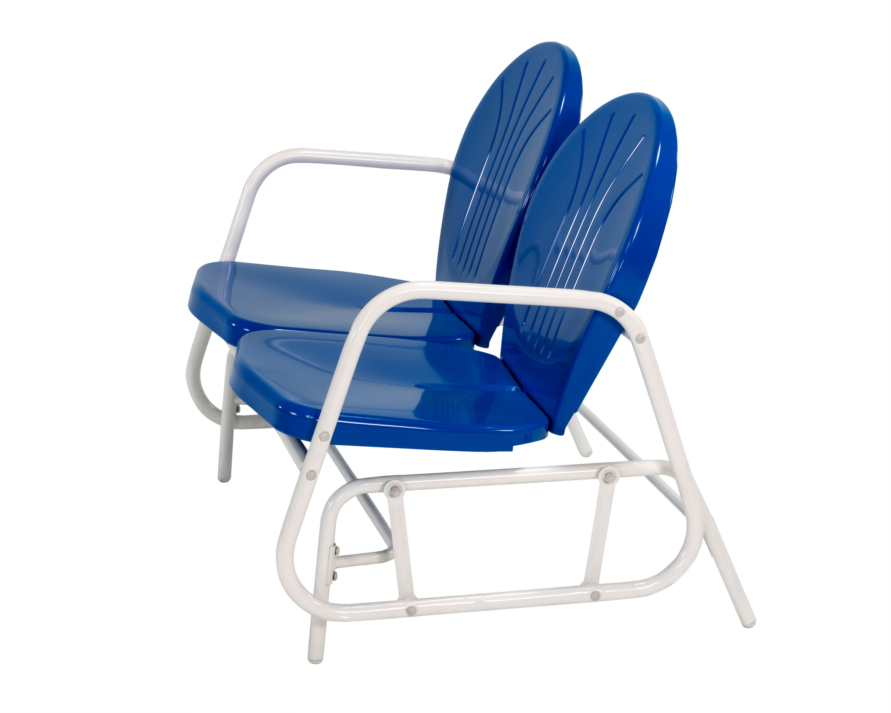 Corrigan Studio® Aquille Outdoor Jennalyn Gliding Metal Bench | Wayfair
