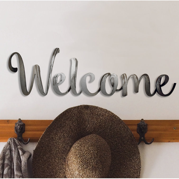 Winston Porter Welcome Wall Décor | Wayfair