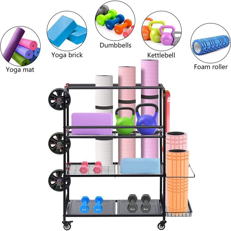 Rebrilliant Lusch Freestanding Sports Rack | Wayfair