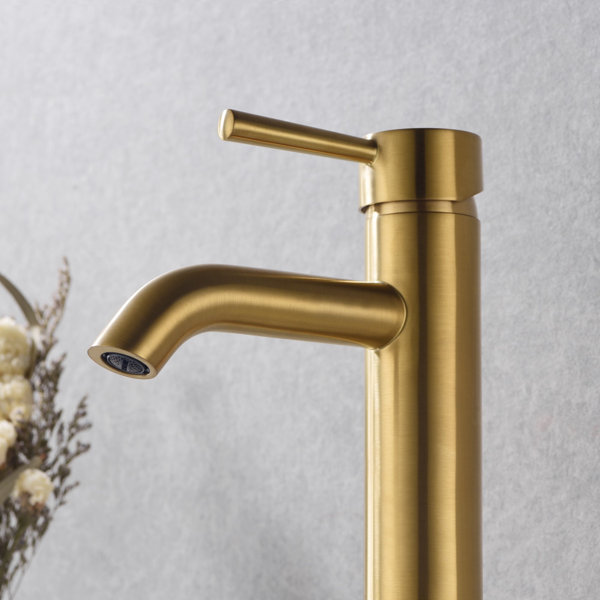 Ultra Faucets Euro Single Hole Faucet Single-handle Bathroom Faucet ...