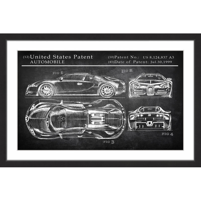 Marmont Hill Bugatti Chiron - Picture Frame Print | Wayfair